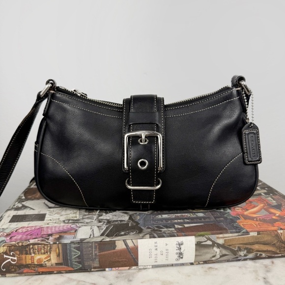 Coach Bags Vintage Coach Hamptons Demi Buckle Crossbody Bag 754 Y2k